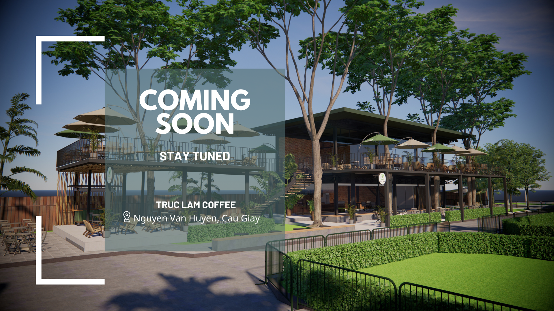 TRUC LAM EXPANDED THE 3RD STORE OF COFFEE ON NGUYEN VAN HUYEN STREET ...